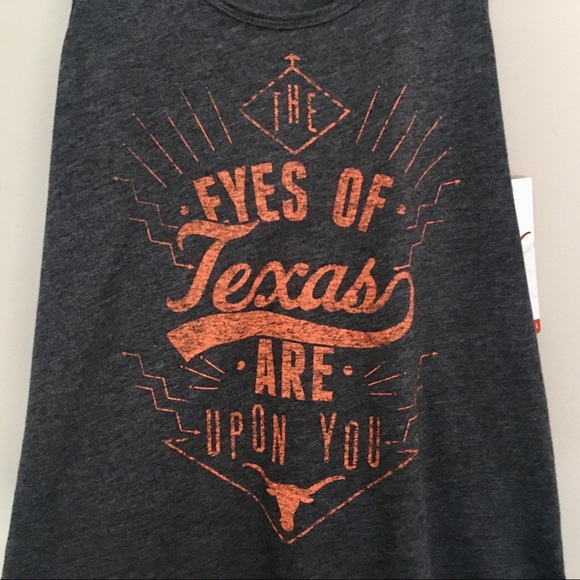 Longhorn Apparel | Tops | Texas Tank Top Longhorns Grey M Nwt | Poshmark